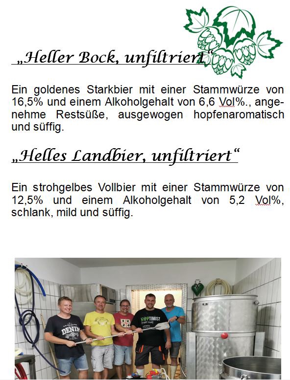Morgen Starkbieranstich – Neucherl-Bräu, Schönwald im Fichtelgebirge